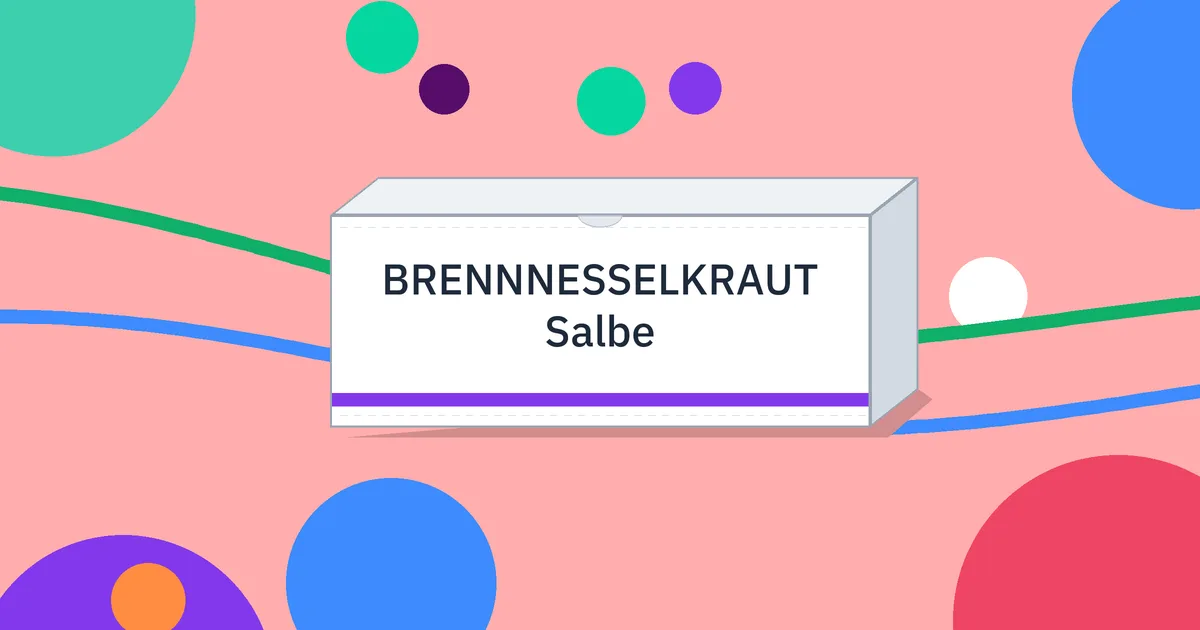 Symbolbild: Packung mit der Aufschrift BRENNNESSELKRAUT Salbe (PZN 19418529) – Verfügbarkeit und Bezug in Apotheken in Frankfurt am Main