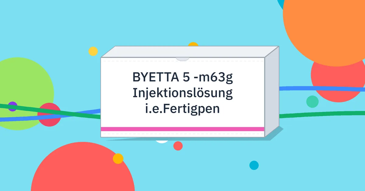 Symbolbild: Packung mit der Aufschrift BYETTA 5 -m63g Injektionslösung i.e.Fertigpen (PZN 10851377) – Verfügbarkeit und Bezug in Apotheken in Frankfurt am Main