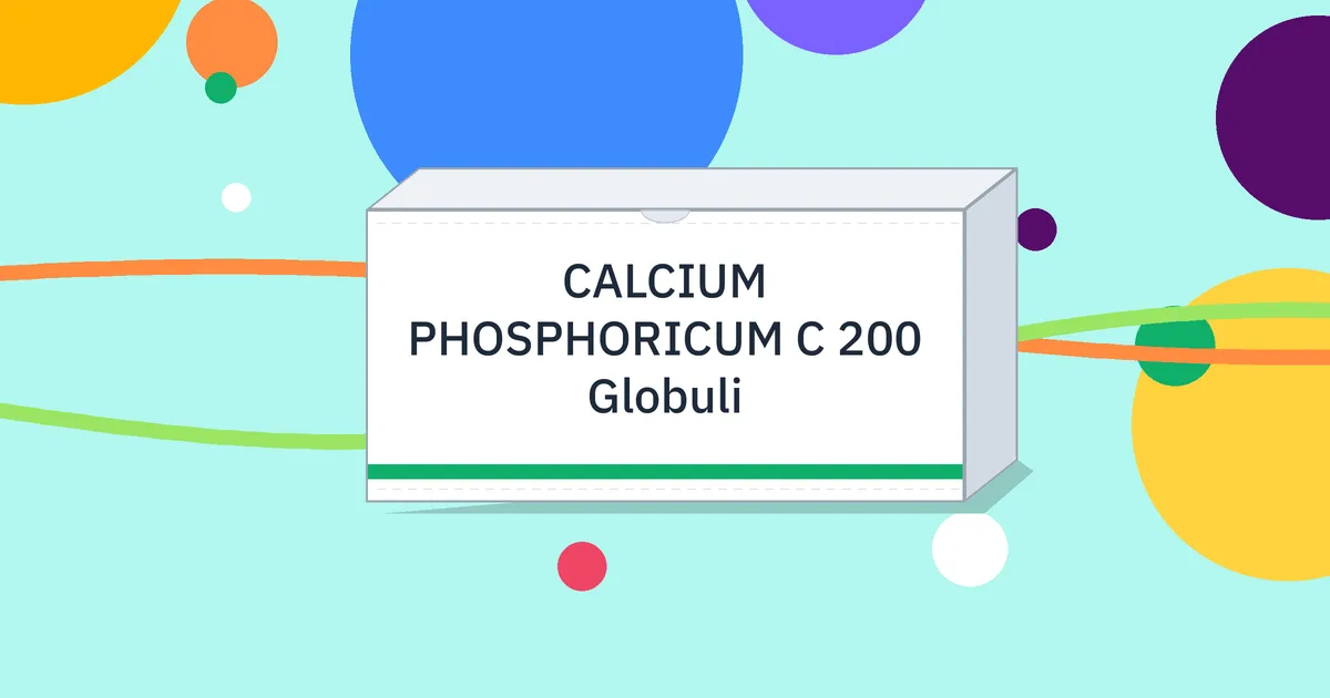 Symbolbild: Packung mit der Aufschrift CALCIUM PHOSPHORICUM C 200 Globuli (PZN 13361610) – Verfügbarkeit und Bezug in Apotheken in Frankfurt am Main