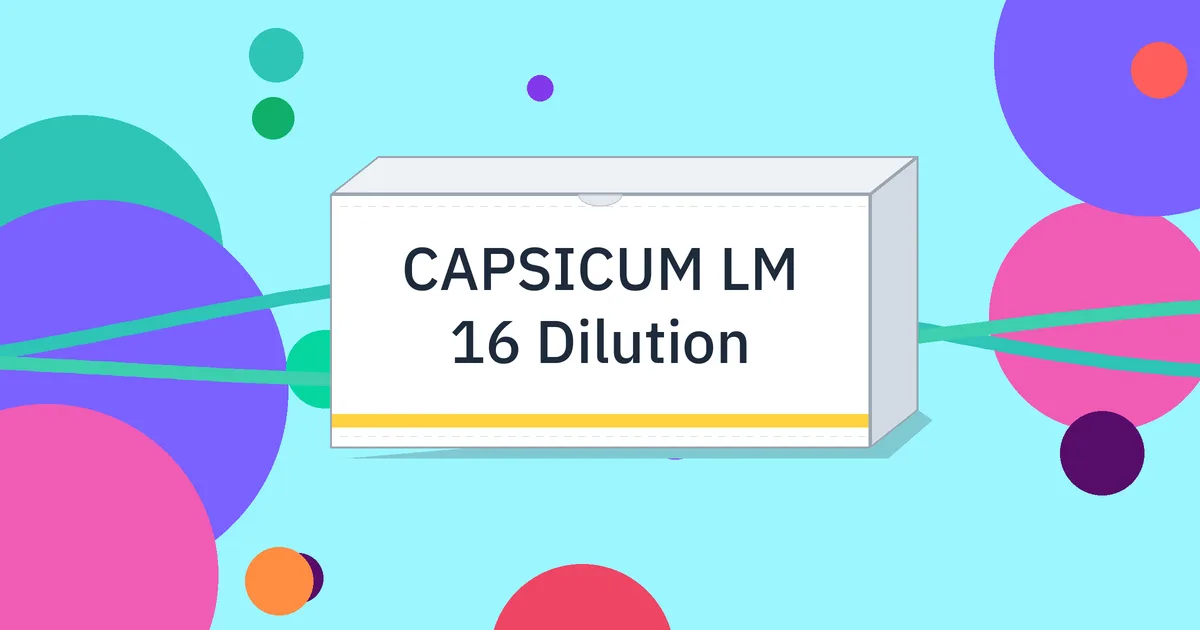 Symbolbild: Packung mit der Aufschrift CAPSICUM LM 16 Dilution (PZN 12808664) – Verfügbarkeit und Bezug in Apotheken in Frankfurt am Main