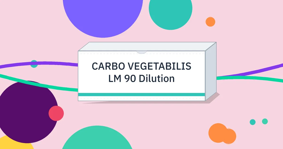 Symbolbild: Packung mit der Aufschrift CARBO VEGETABILIS LM 90 Dilution (PZN 12809712) – Verfügbarkeit und Bezug in Apotheken in Frankfurt am Main