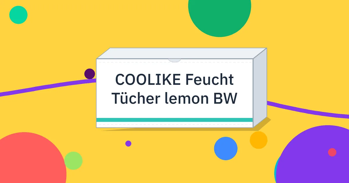 Symbolbild: Packung mit der Aufschrift COOLIKE Feucht Tücher lemon BW (PZN 03227767) – Verfügbarkeit und Bezug in Apotheken in Frankfurt am Main
