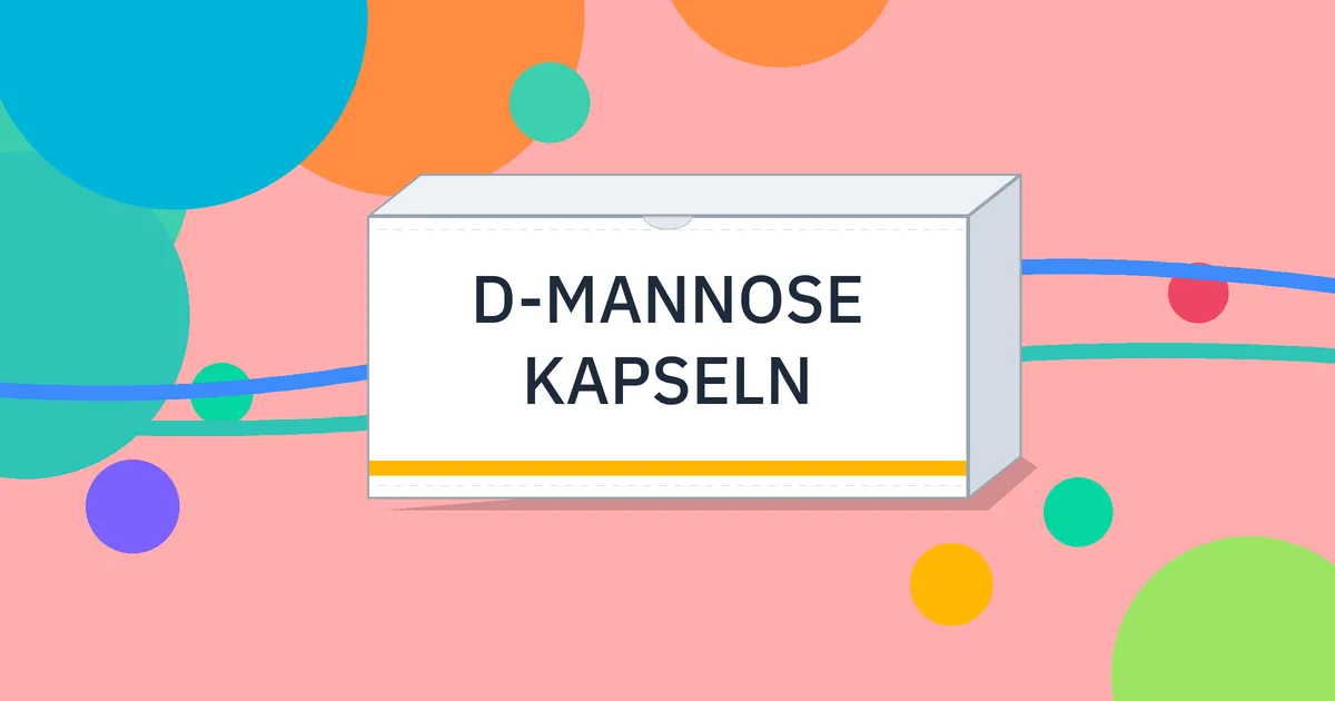 Symbolbild: Packung mit der Aufschrift D-MANNOSE KAPSELN (PZN 17890682) – Verfügbarkeit und Bezug in Apotheken in Frankfurt am Main