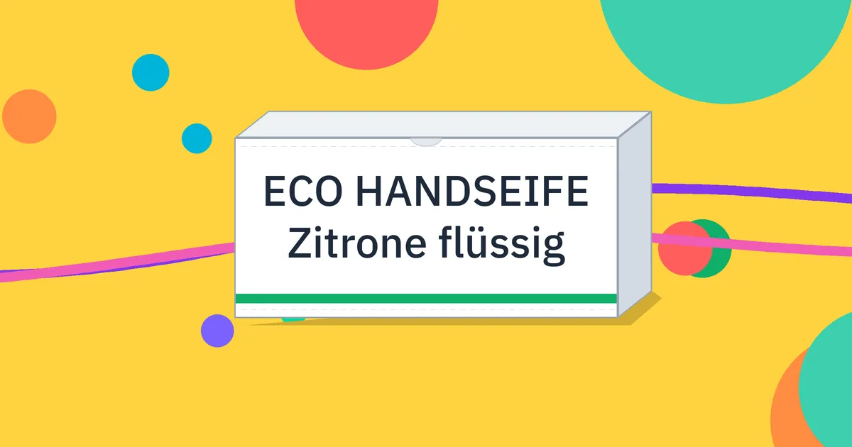 Symbolbild: Packung mit der Aufschrift ECO HANDSEIFE Zitrone flüssig (PZN 17532899) – Verfügbarkeit und Bezug in Apotheken in Frankfurt am Main