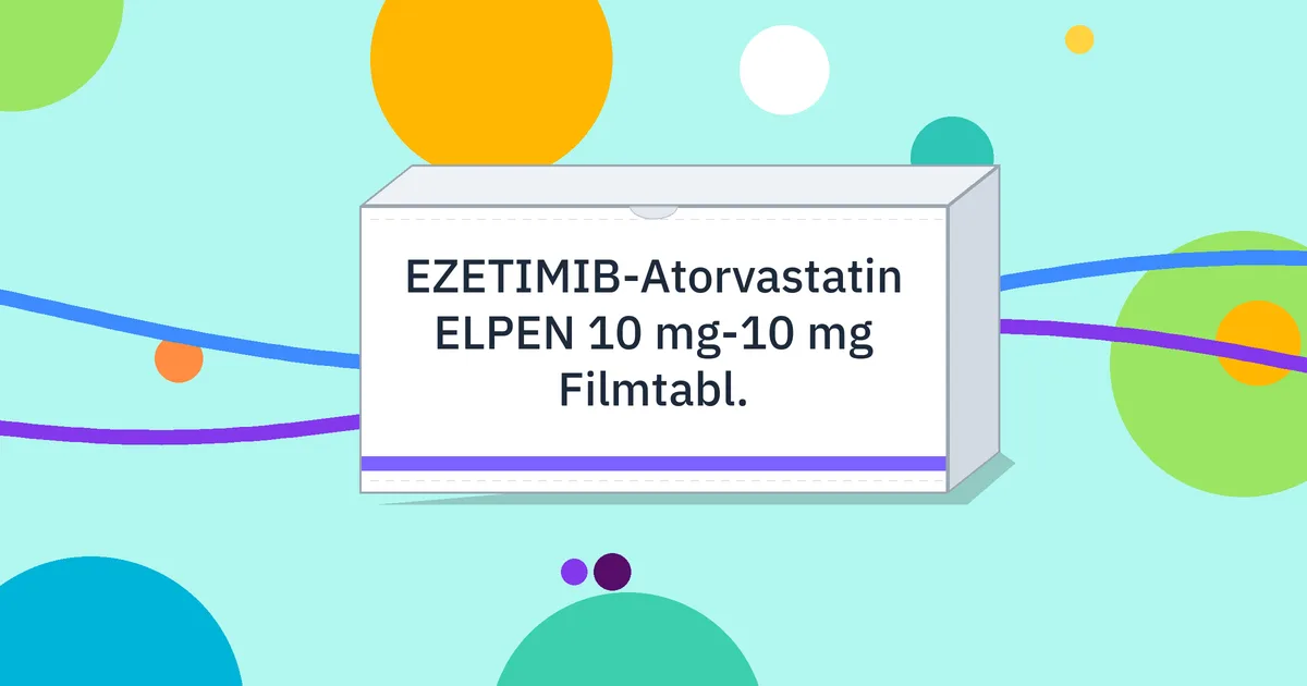 Symbolbild: Packung mit der Aufschrift EZETIMIB-Atorvastatin ELPEN 10 mg-10 mg Filmtabl. (PZN 17244663) – Verfügbarkeit und Bezug in Apotheken in Frankfurt am Main
