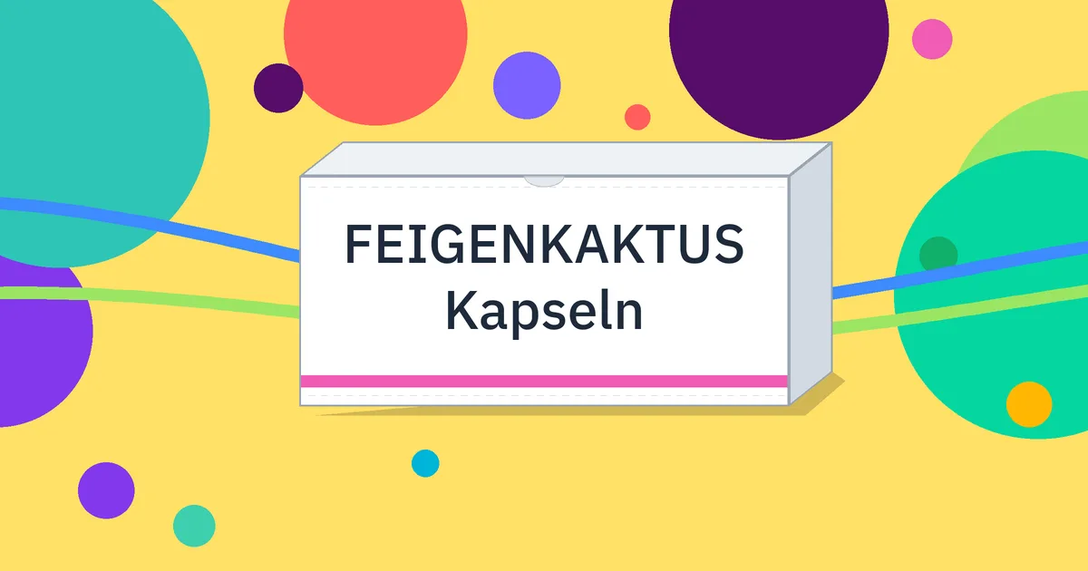 Symbolbild: Packung mit der Aufschrift FEIGENKAKTUS Kapseln (PZN 10321337) – Verfügbarkeit und Bezug in Apotheken in Frankfurt am Main