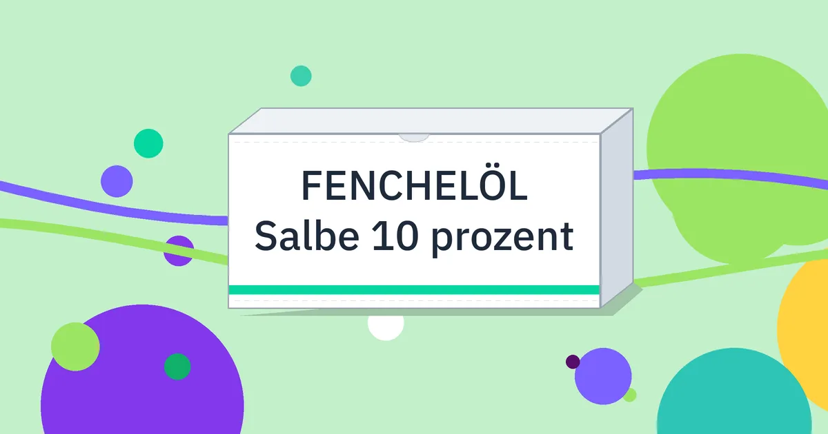Symbolbild: Packung mit der Aufschrift FENCHELÖL Salbe 10 prozent (PZN 16673669) – Verfügbarkeit und Bezug in Apotheken in Frankfurt am Main