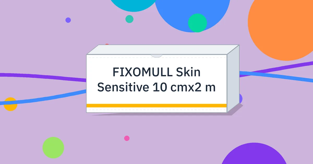 Symbolbild: Packung mit der Aufschrift FIXOMULL Skin Sensitive 10 cmx2 m (PZN 20174647) – Verfügbarkeit und Bezug in Apotheken in Frankfurt am Main