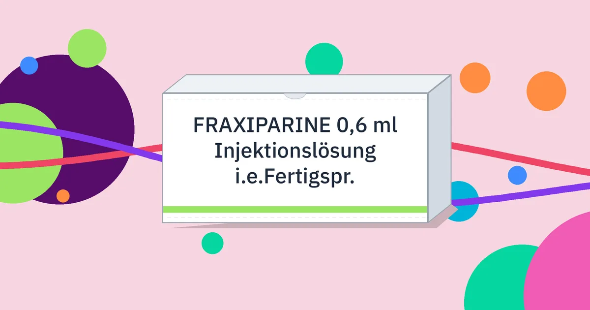 Symbolbild: Packung mit der Aufschrift FRAXIPARINE 0,6 ml Injektionslösung i.e.Fertigspr. (PZN 11068260) – Verfügbarkeit und Bezug in Apotheken in Frankfurt am Main