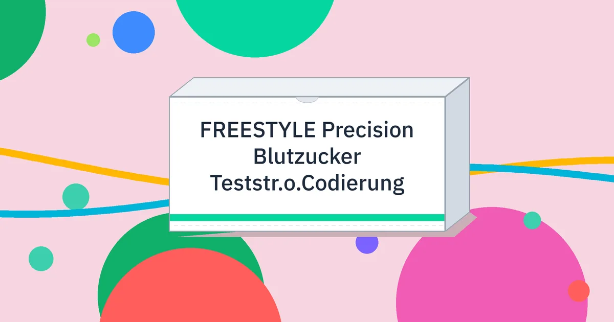 Symbolbild: Packung mit der Aufschrift FREESTYLE Precision Blutzucker Teststr.o.Codierung (PZN 20299627) – Verfügbarkeit und Bezug in Apotheken in Frankfurt am Main
