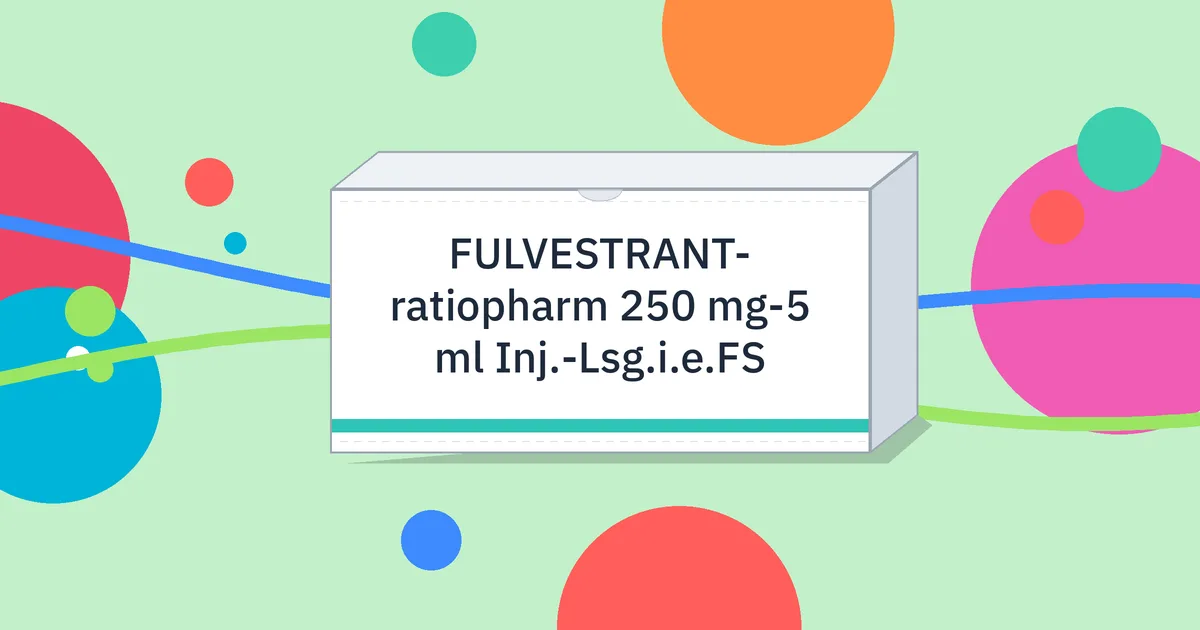 Symbolbild: Packung mit der Aufschrift FULVESTRANT-ratiopharm 250 mg-5 ml Inj.-Lsg.i.e.FS (PZN 18767854) – Verfügbarkeit und Bezug in Apotheken in Frankfurt am Main
