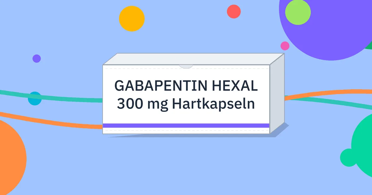 Symbolbild: Packung mit der Aufschrift GABAPENTIN HEXAL 300 mg Hartkapseln (PZN 04024397) – Verfügbarkeit und Bezug in Apotheken in Frankfurt am Main