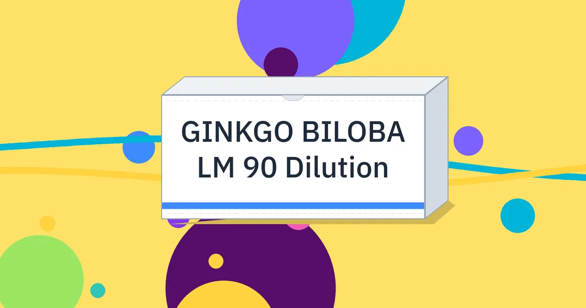 Symbolbild: Packung mit der Aufschrift GINKGO BILOBA LM 90 Dilution (PZN 12878340) – Verfügbarkeit und Bezug in Apotheken in Frankfurt am Main