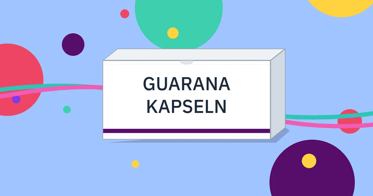 Symbolbild: Packung mit der Aufschrift GUARANA KAPSELN (PZN 01582323) – Verfügbarkeit und Bezug in Apotheken in Frankfurt am Main