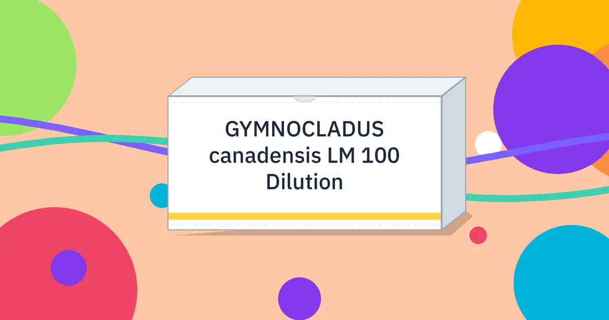 Symbolbild: Packung mit der Aufschrift GYMNOCLADUS canadensis LM 100 Dilution (PZN 13549130) – Verfügbarkeit und Bezug in Apotheken in Frankfurt am Main