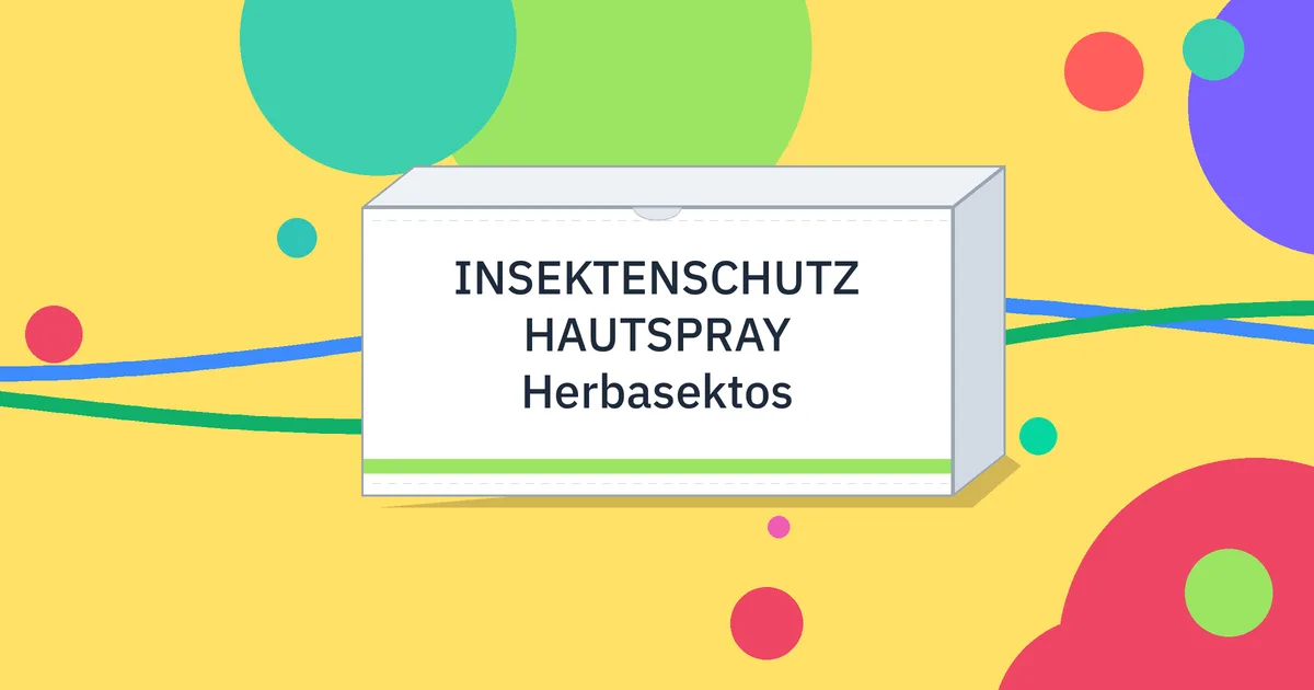 Symbolbild: Packung mit der Aufschrift INSEKTENSCHUTZ HAUTSPRAY Herbasektos (PZN 05102627) – Verfügbarkeit und Bezug in Apotheken in Frankfurt am Main