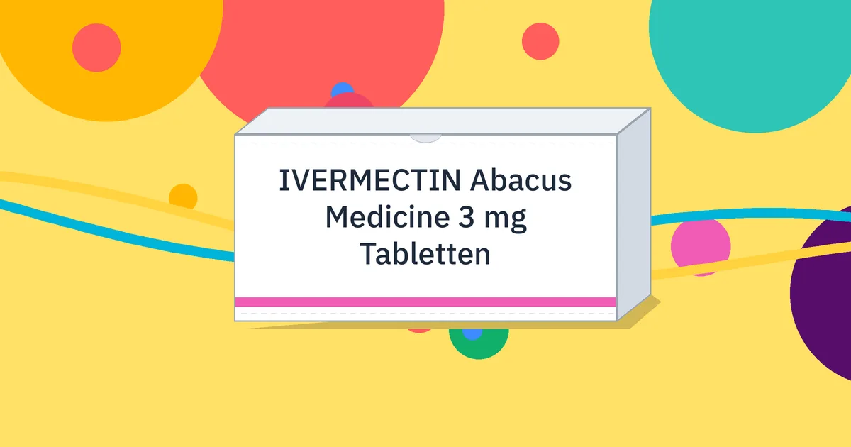 Symbolbild: Packung mit der Aufschrift IVERMECTIN Abacus Medicine 3 mg Tabletten (PZN 19822265) – Verfügbarkeit und Bezug in Apotheken in Frankfurt am Main