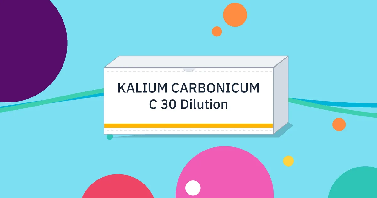Symbolbild: Packung mit der Aufschrift KALIUM CARBONICUM C 30 Dilution (PZN 07171070) – Verfügbarkeit und Bezug in Apotheken in Frankfurt am Main