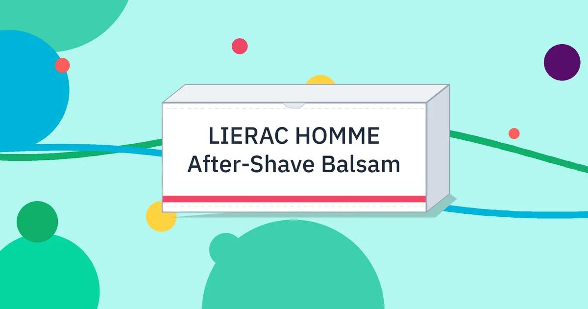 Symbolbild: Packung mit der Aufschrift LIERAC HOMME After-Shave Balsam (PZN 17826141) – Verfügbarkeit und Bezug in Apotheken in Frankfurt am Main