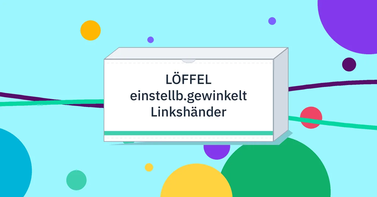 Symbolbild: Packung mit der Aufschrift LÖFFEL einstellb.gewinkelt Linkshänder (PZN 07742727) – Verfügbarkeit und Bezug in Apotheken in Frankfurt am Main