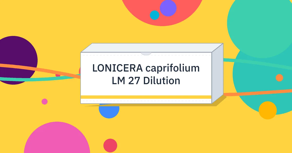 Symbolbild: Packung mit der Aufschrift LONICERA caprifolium LM 27 Dilution (PZN 13535895) – Verfügbarkeit und Bezug in Apotheken in Frankfurt am Main