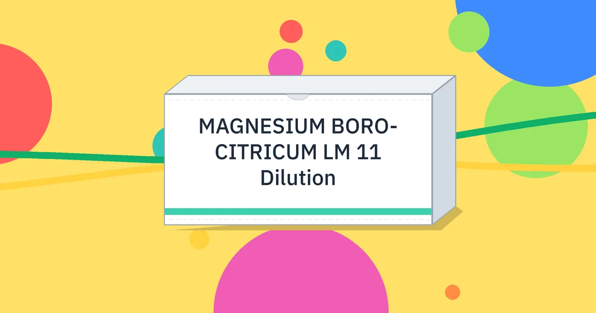 Symbolbild: Packung mit der Aufschrift MAGNESIUM BORO-CITRICUM LM 11 Dilution (PZN 12936586) – Verfügbarkeit und Bezug in Apotheken in Frankfurt am Main