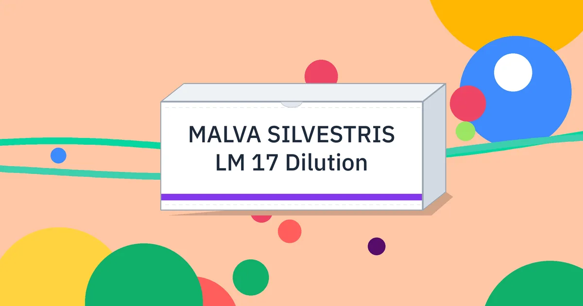 Symbolbild: Packung mit der Aufschrift MALVA SILVESTRIS LM 17 Dilution (PZN 13539947) – Verfügbarkeit und Bezug in Apotheken in Frankfurt am Main