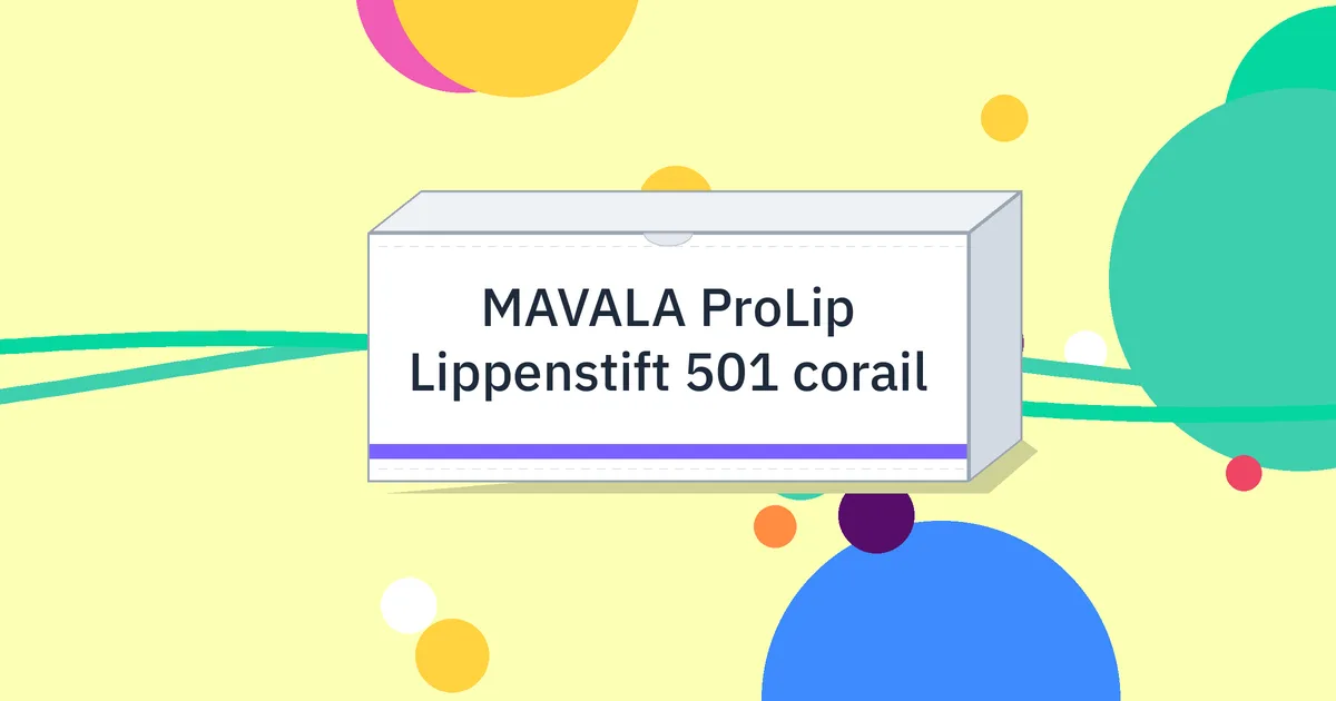 Symbolbild: Packung mit der Aufschrift MAVALA ProLip Lippenstift 501 corail (PZN 20650036) – Verfügbarkeit und Bezug in Apotheken in Frankfurt am Main