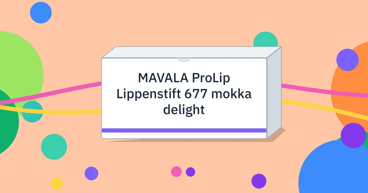 Symbolbild: Packung mit der Aufschrift MAVALA ProLip Lippenstift 677 mokka delight (PZN 17817372) – Verfügbarkeit und Bezug in Apotheken in Frankfurt am Main