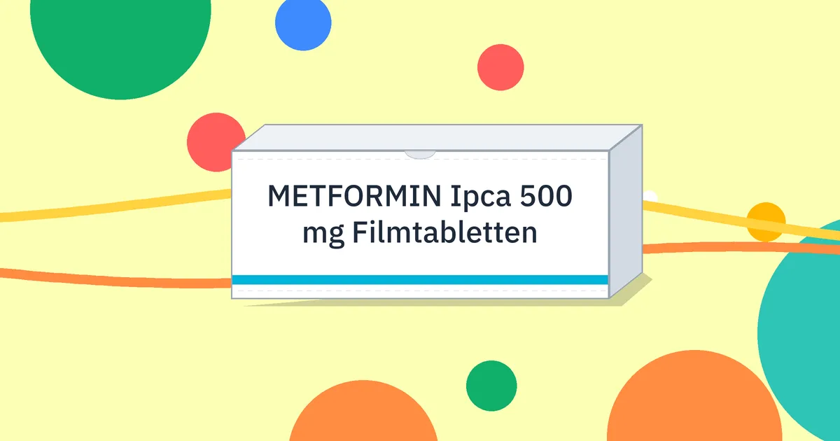 Symbolbild: Packung mit der Aufschrift METFORMIN Ipca 500 mg Filmtabletten (PZN 19712720) – Verfügbarkeit und Bezug in Apotheken in Frankfurt am Main