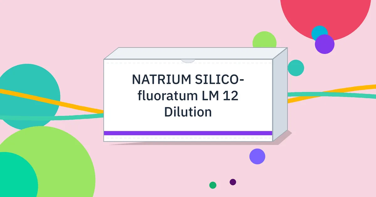 Symbolbild: Packung mit der Aufschrift NATRIUM SILICO-fluoratum LM 12 Dilution (PZN 13617251) – Verfügbarkeit und Bezug in Apotheken in Frankfurt am Main