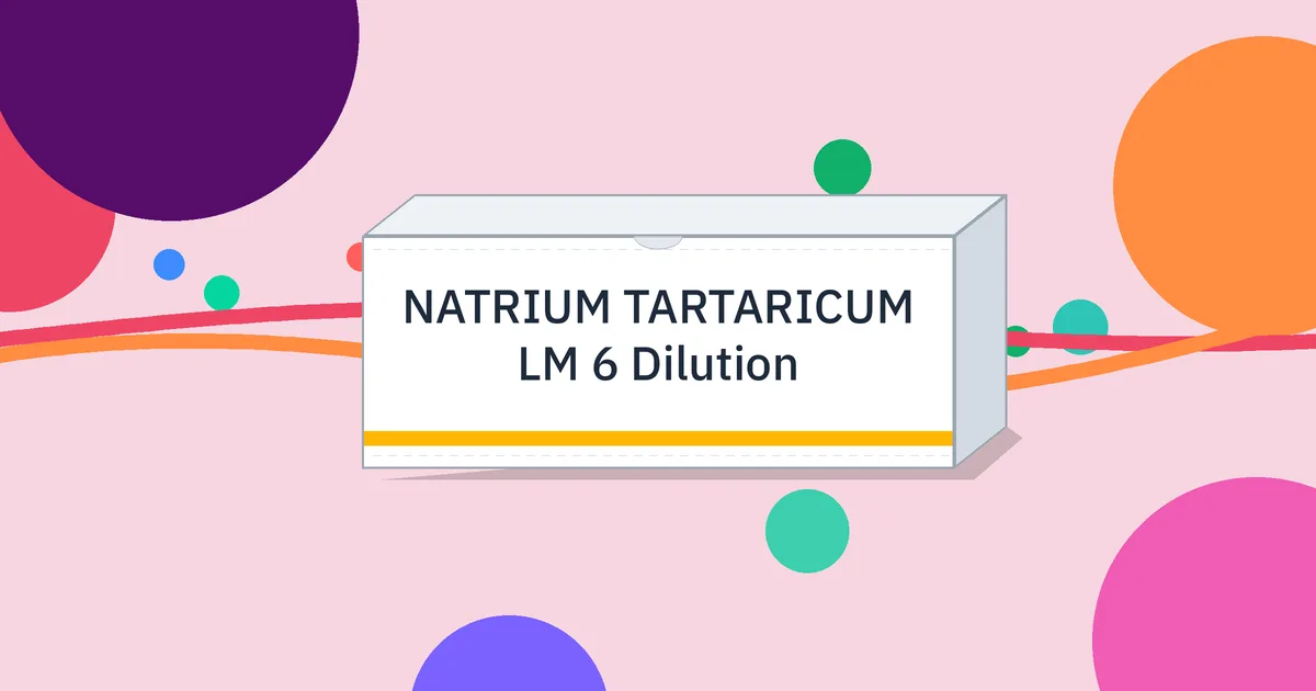 Symbolbild: Packung mit der Aufschrift NATRIUM TARTARICUM LM 6 Dilution (PZN 12967635) – Verfügbarkeit und Bezug in Apotheken in Frankfurt am Main