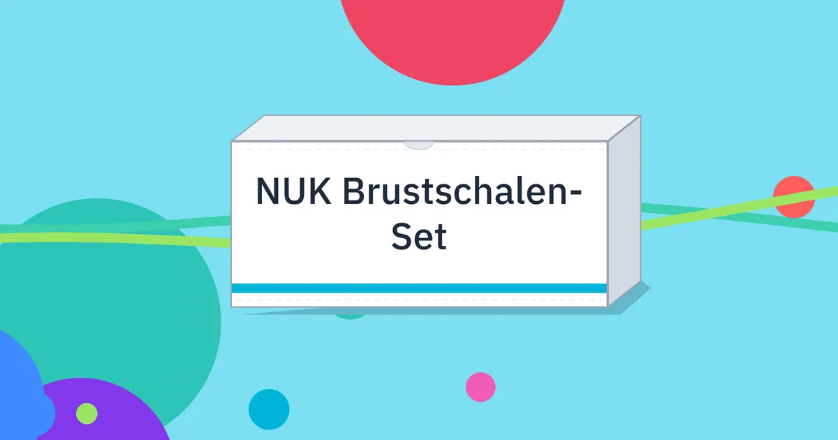 Symbolbild: Packung mit der Aufschrift NUK Brustschalen-Set (PZN 03348347) – Verfügbarkeit und Bezug in Apotheken in Frankfurt am Main