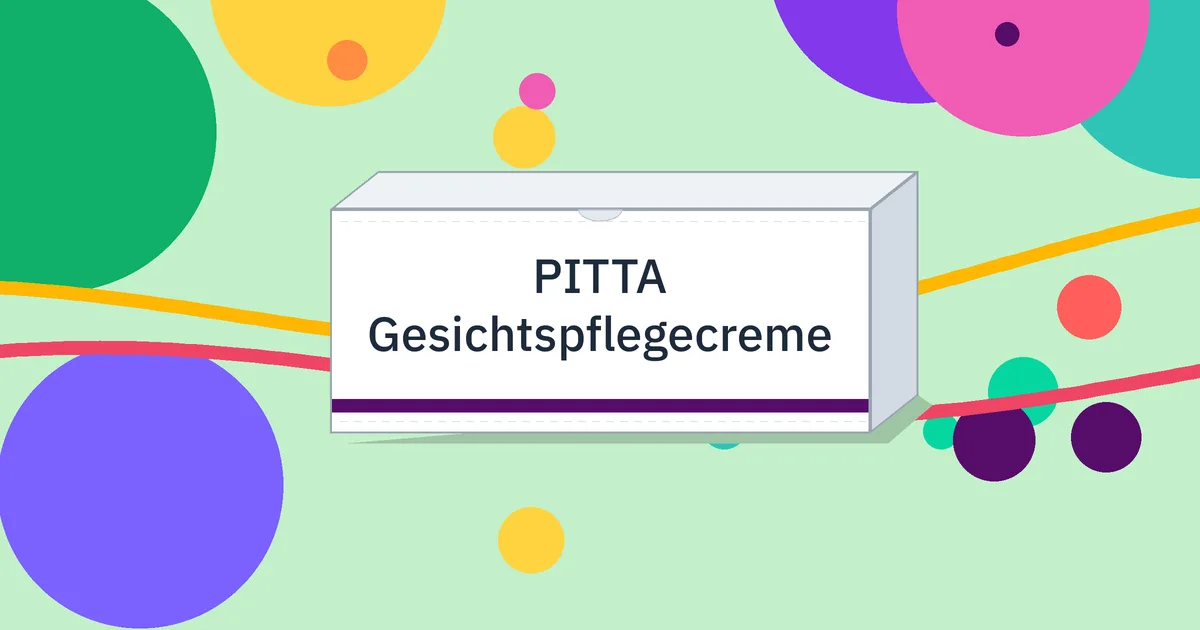 Symbolbild: Packung mit der Aufschrift PITTA Gesichtspflegecreme (PZN 16001467) – Verfügbarkeit und Bezug in Apotheken in Frankfurt am Main