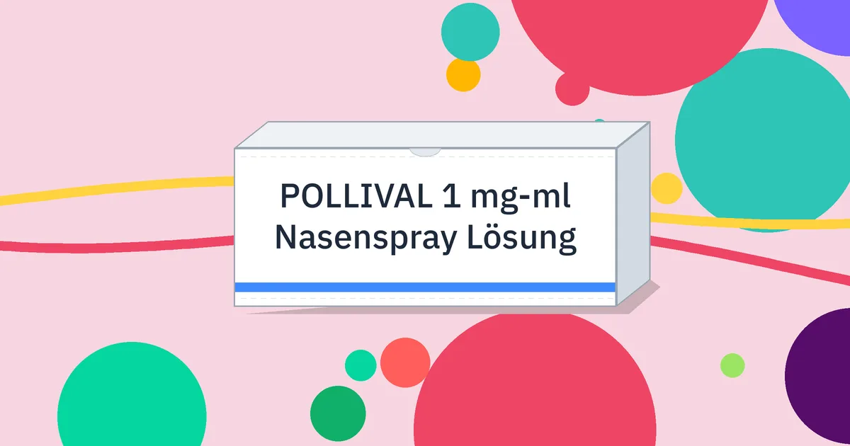 Symbolbild: Packung mit der Aufschrift POLLIVAL 1 mg-ml Nasenspray Lösung (PZN 13748585) – Verfügbarkeit und Bezug in Apotheken in Frankfurt am Main