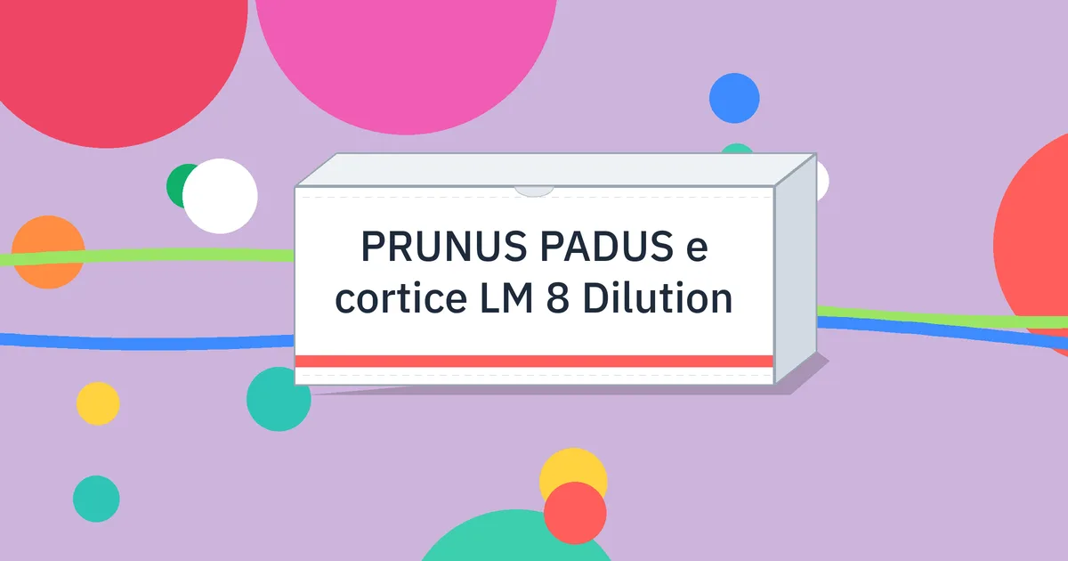 Symbolbild: Packung mit der Aufschrift PRUNUS PADUS e cortice LM 8 Dilution (PZN 13669325) – Verfügbarkeit und Bezug in Apotheken in Frankfurt am Main