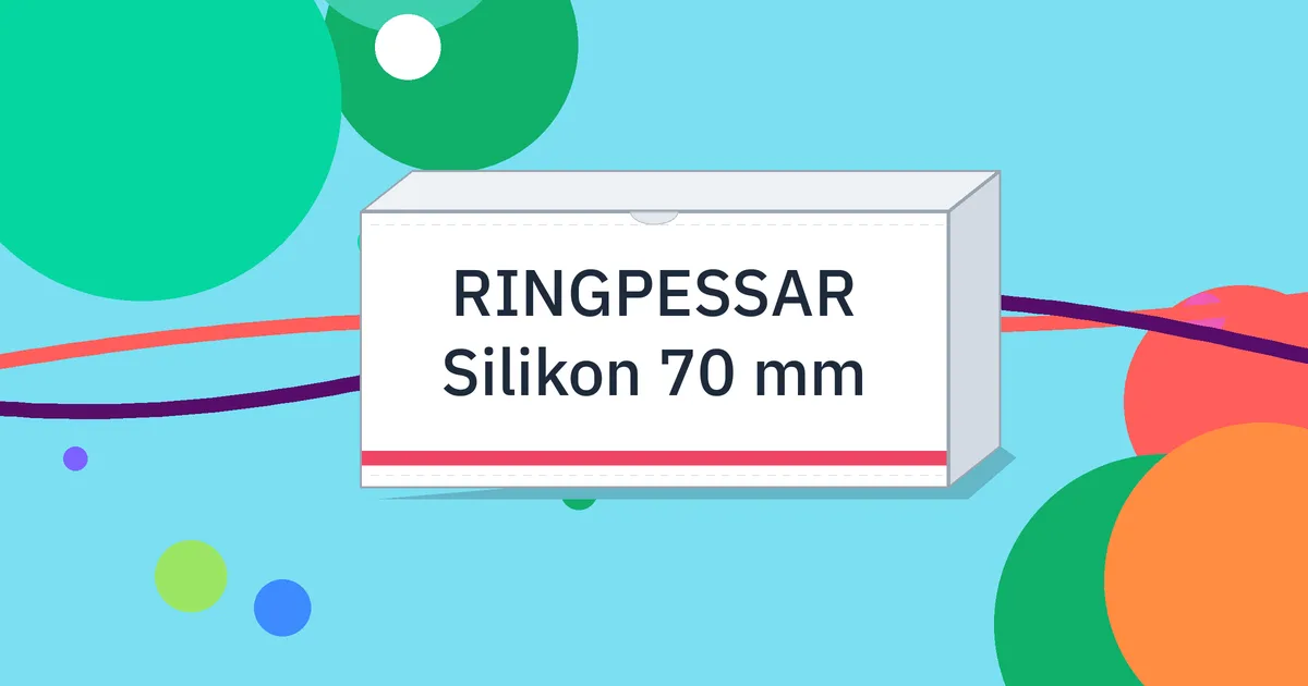 Symbolbild: Packung mit der Aufschrift RINGPESSAR Silikon 70 mm (PZN 04328507) – Verfügbarkeit und Bezug in Apotheken in Frankfurt am Main