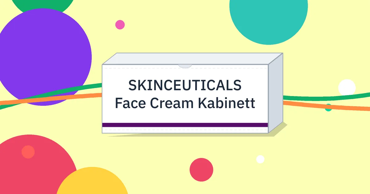 Symbolbild: Packung mit der Aufschrift SKINCEUTICALS Face Cream Kabinett (PZN 14061749) – Verfügbarkeit und Bezug in Apotheken in Frankfurt am Main