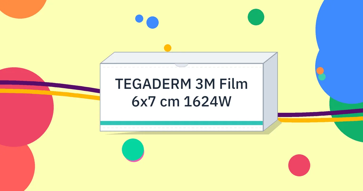 Symbolbild: Packung mit der Aufschrift TEGADERM 3M Film 6x7 cm 1624W (PZN 17414355) – Verfügbarkeit und Bezug in Apotheken in Frankfurt am Main
