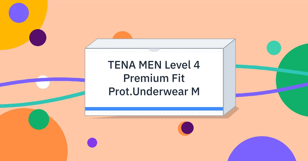 Symbolbild: Packung mit der Aufschrift TENA MEN Level 4 Premium Fit Prot.Underwear M (PZN 12575088) – Verfügbarkeit und Bezug in Apotheken in Frankfurt am Main