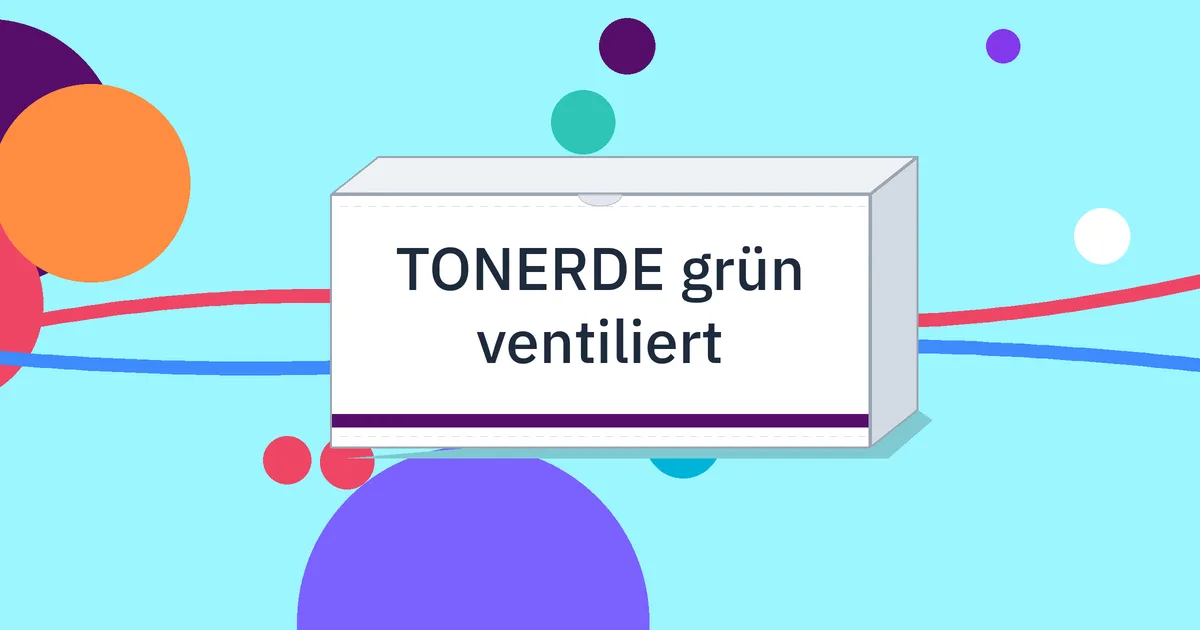 Symbolbild: Packung mit der Aufschrift TONERDE grün ventiliert (PZN 13889481) – Verfügbarkeit und Bezug in Apotheken in Frankfurt am Main