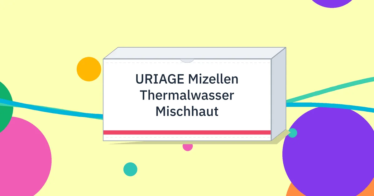 Symbolbild: Packung mit der Aufschrift URIAGE Mizellen Thermalwasser Mischhaut (PZN 17181885) – Verfügbarkeit und Bezug in Apotheken in Frankfurt am Main