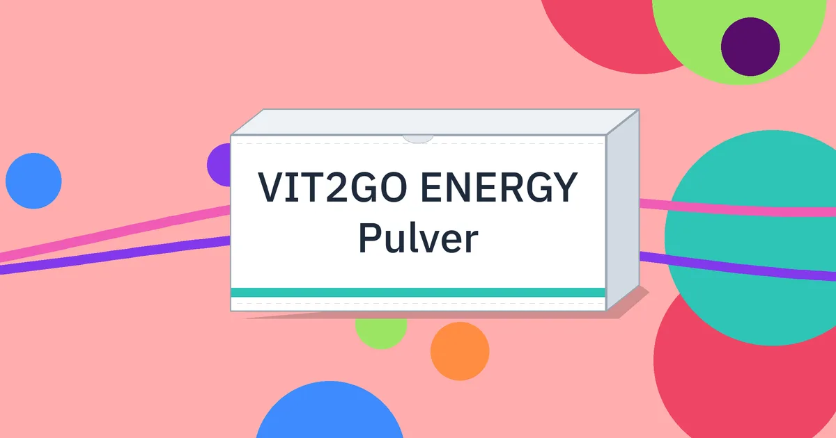 Symbolbild: Packung mit der Aufschrift VIT2GO ENERGY Pulver (PZN 16563857) – Verfügbarkeit und Bezug in Apotheken in Frankfurt am Main