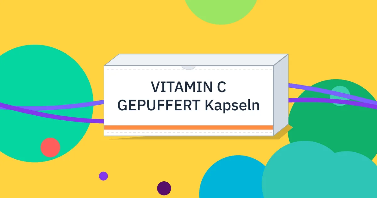 Symbolbild: Packung mit der Aufschrift VITAMIN C GEPUFFERT Kapseln (PZN 11161404) – Verfügbarkeit und Bezug in Apotheken in Frankfurt am Main