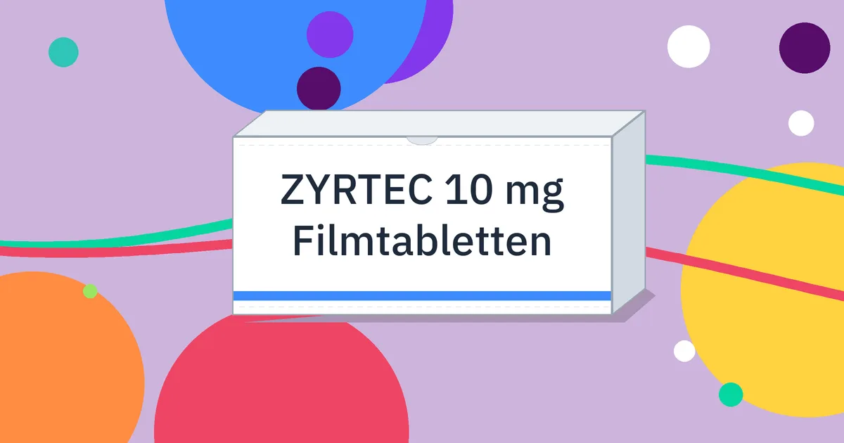 Symbolbild: Packung mit der Aufschrift ZYRTEC 10 mg Filmtabletten (PZN 01433238) – Verfügbarkeit und Bezug in Apotheken in Frankfurt am Main