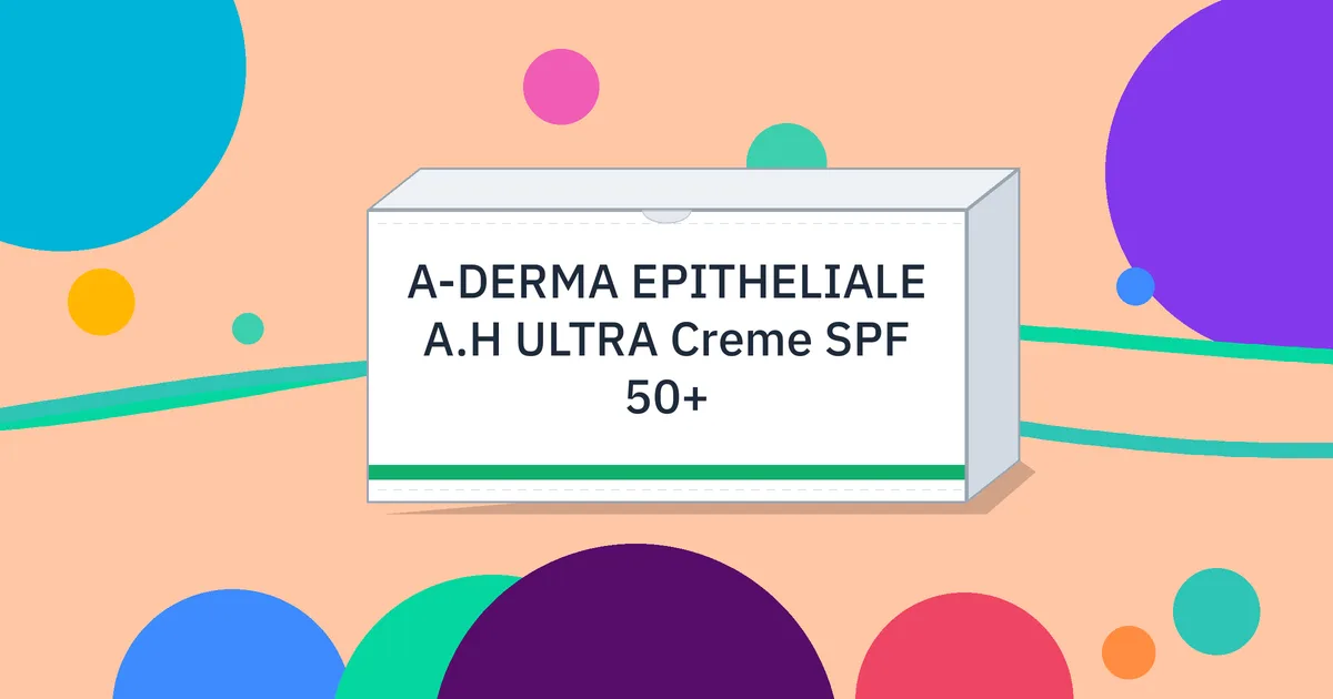Symbolbild: Packung mit der Aufschrift A-DERMA EPITHELIALE A.H ULTRA Creme SPF 50+ (PZN 16624033) – Verfügbarkeit und Bezug in Apotheken in Frankfurt am Main