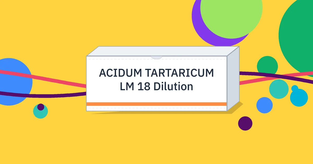 Symbolbild: Packung mit der Aufschrift ACIDUM TARTARICUM LM 18 Dilution (PZN 13286802) – Verfügbarkeit und Bezug in Apotheken in Frankfurt am Main