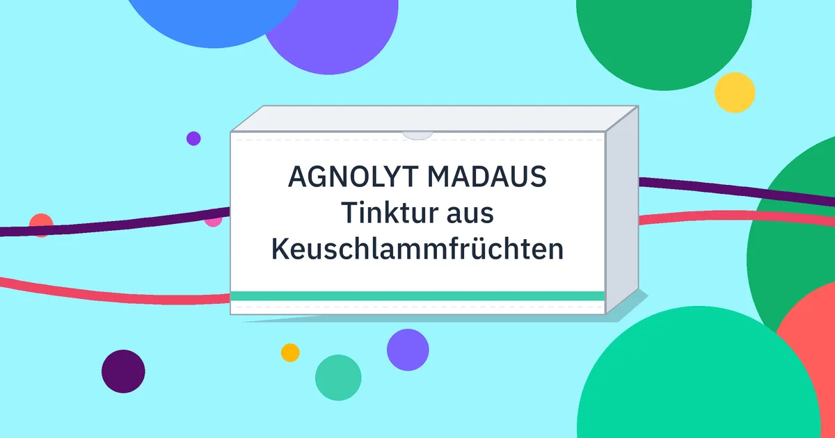 Symbolbild: Packung mit der Aufschrift AGNOLYT MADAUS Tinktur aus Keuschlammfrüchten (PZN 09704688) – Verfügbarkeit und Bezug in Apotheken in Frankfurt am Main