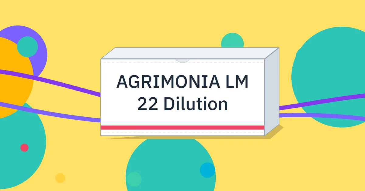 Symbolbild: Packung mit der Aufschrift AGRIMONIA LM 22 Dilution (PZN 13307013) – Verfügbarkeit und Bezug in Apotheken in Frankfurt am Main