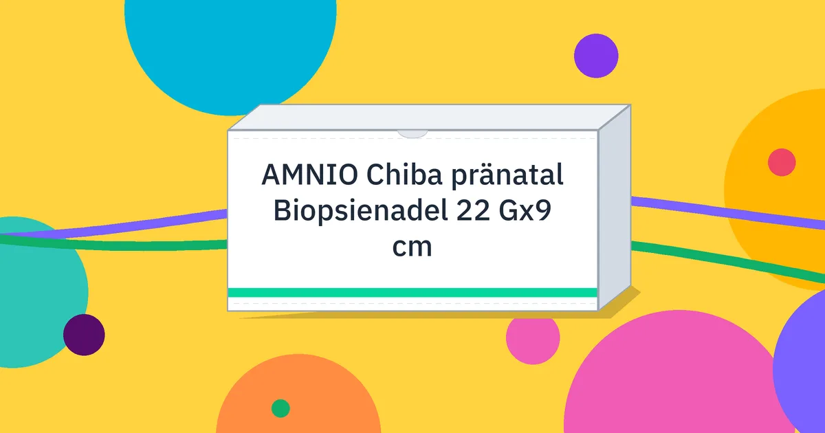Symbolbild: Packung mit der Aufschrift AMNIO Chiba pränatal Biopsienadel 22 Gx9 cm (PZN 16921423) – Verfügbarkeit und Bezug in Apotheken in Frankfurt am Main